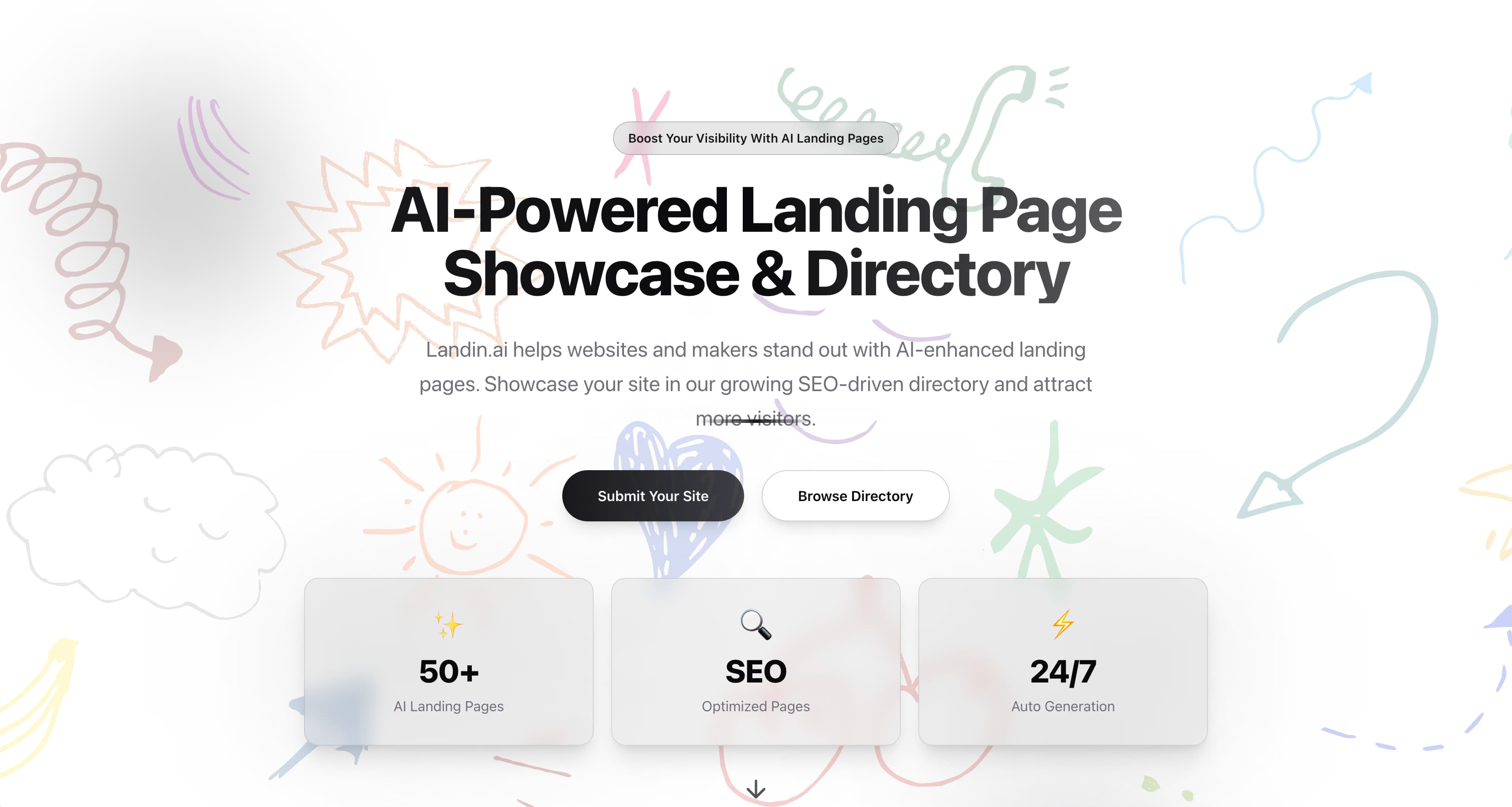 Landin.ai — AI-Optimized Landing Page Directory & Premium Templates